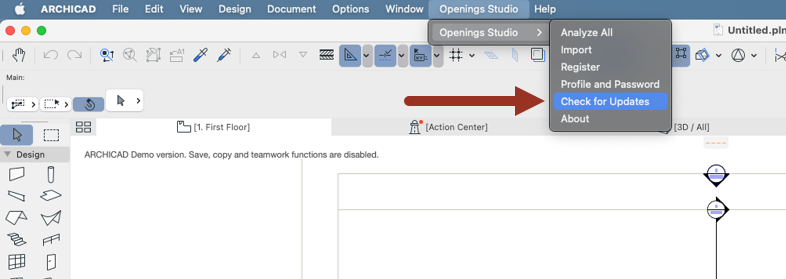 Update or install Archicad® plugins for Mac | Openings Studio Knowledge Base